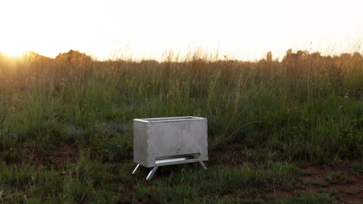 Flat Pack Fire Pit - Go Over Any Terrain Anywhere