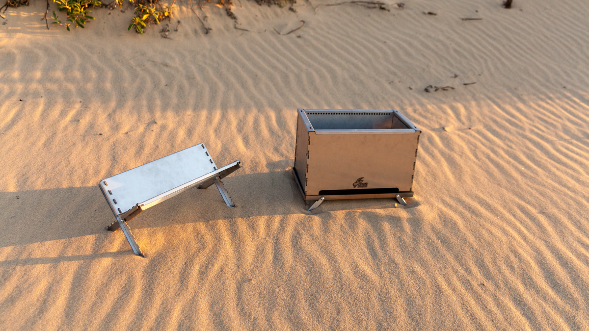 Fire Pit Heat Deflector add-on - Go Over Any Terrain Anywhere